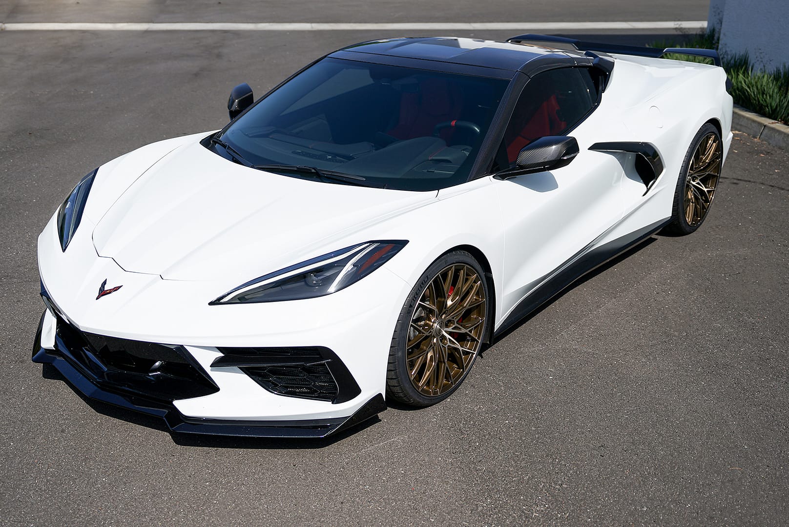 2023 Corvette C8 Z51 Arctic White - High-Quality Corvette Wheels | E5 ...