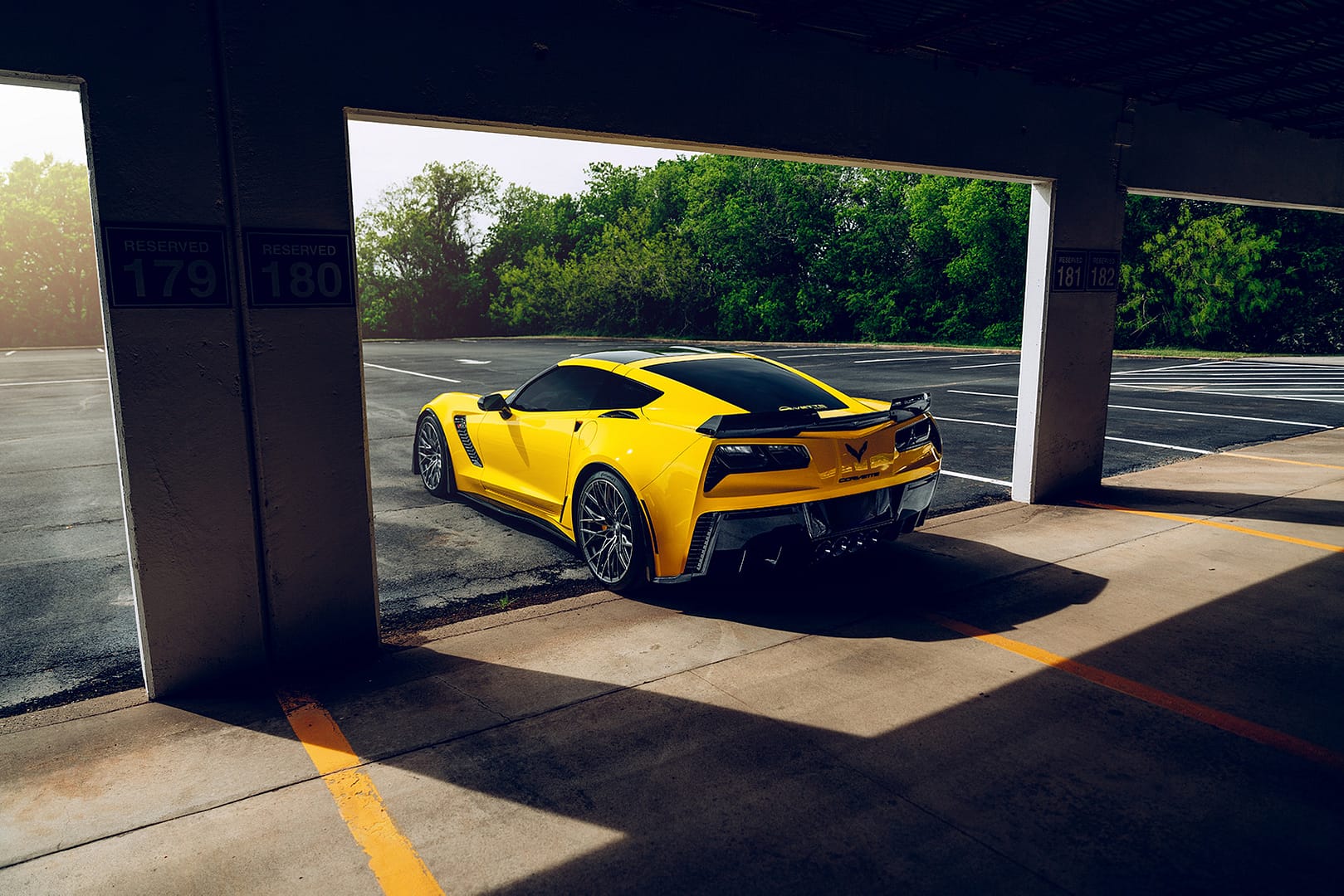 2017 Corvette C7 Z06 Racing Yellow - High-Quality Corvette Wheels | E5 ...