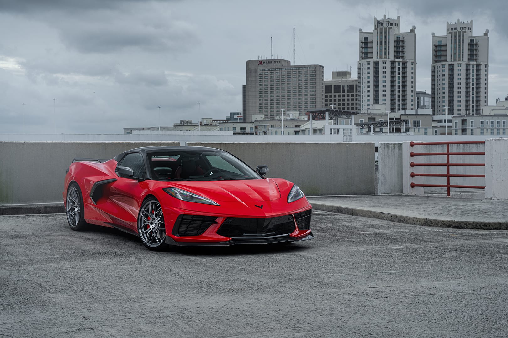 2023 Corvette C8 Stingray Torch Red - High-Quality Corvette Wheels | E5 ...