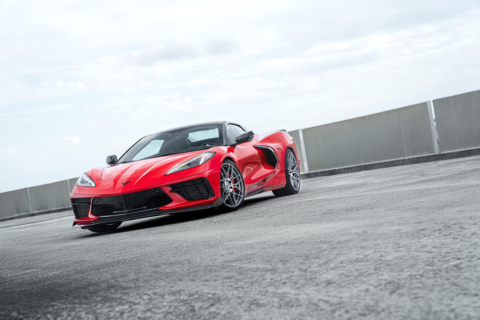 2023 Corvette C8 Stingray Torch Red - High-Quality Corvette Wheels | E5 ...