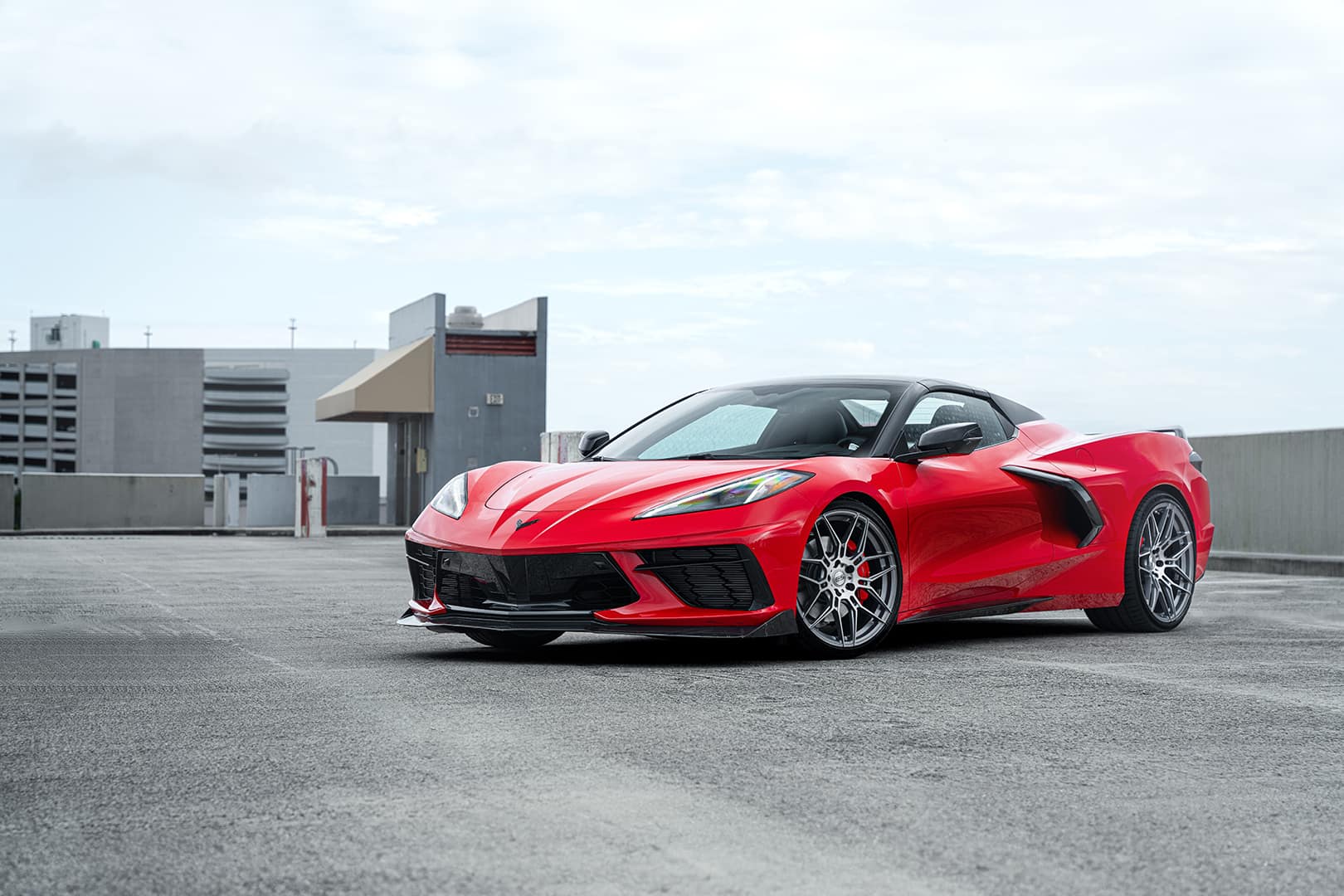 2023 Corvette C8 Stingray Torch Red - High-Quality Corvette Wheels | E5 ...