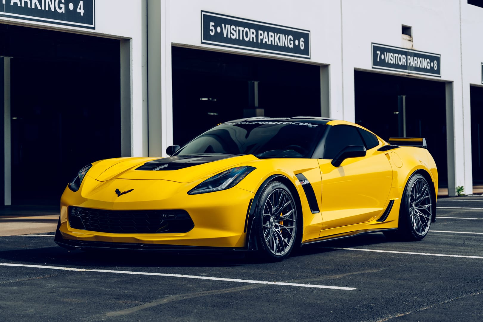 2017 Corvette C7 Z06 Racing Yellow - High-Quality Corvette Wheels | E5 ...