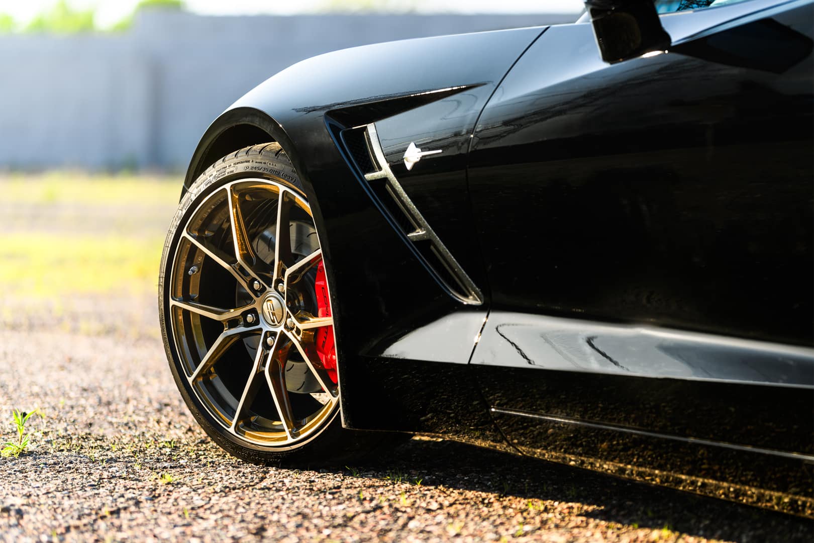 2014 Corvette C7 Stingray Black - High-Quality Corvette Wheels | E5 Wheels