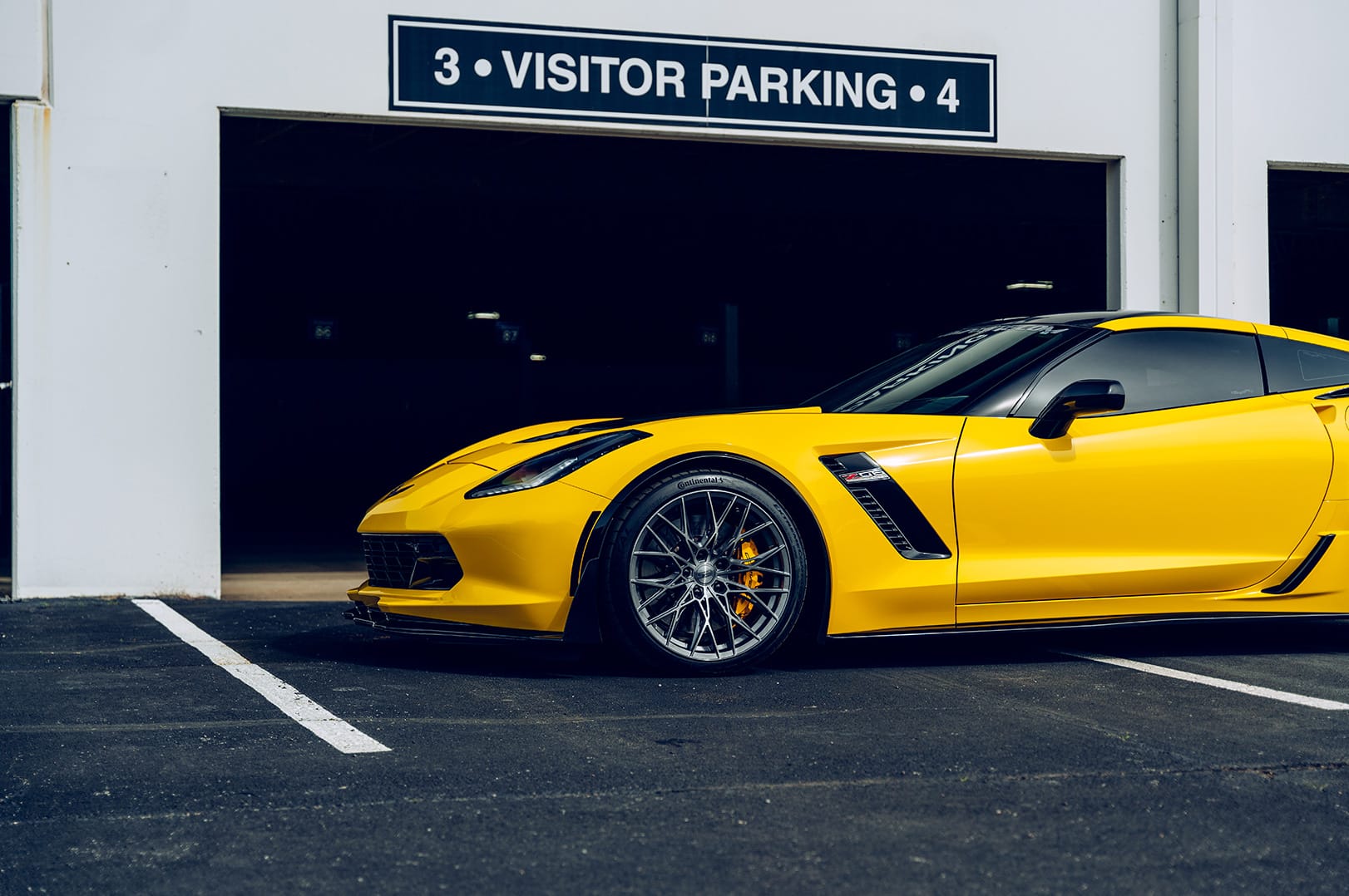 2017 Corvette C7 Z06 Racing Yellow - High-Quality Corvette Wheels | E5 ...
