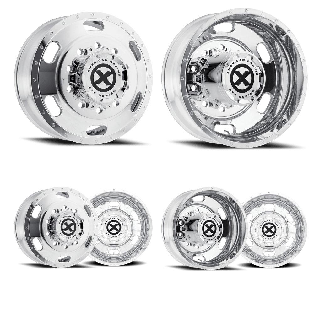 6 AMERICAN RACING ATX Indy 22″ Milled Polished