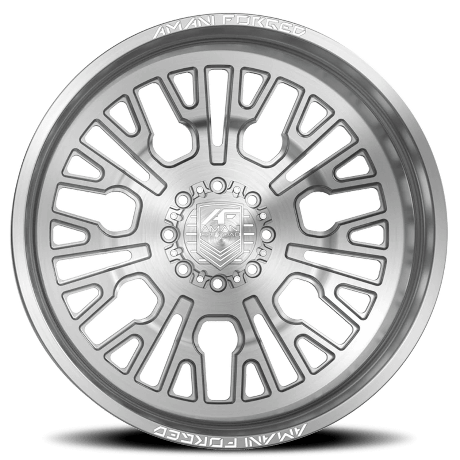 Amani Forged Rivalry Dually B Rims & Wheels Brushed Silver , 8.25×28 ...