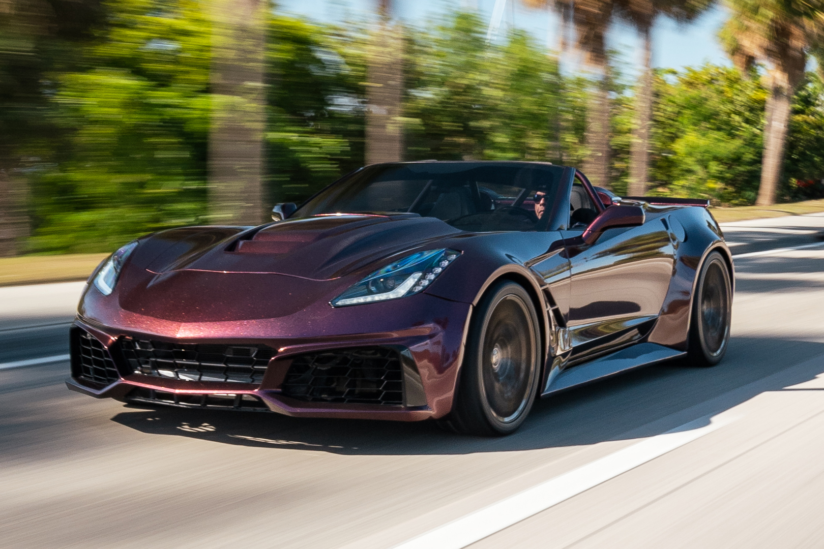 2019 C7 Z06 in Purple on Sebring Bronze Brushed | E5 Gallery