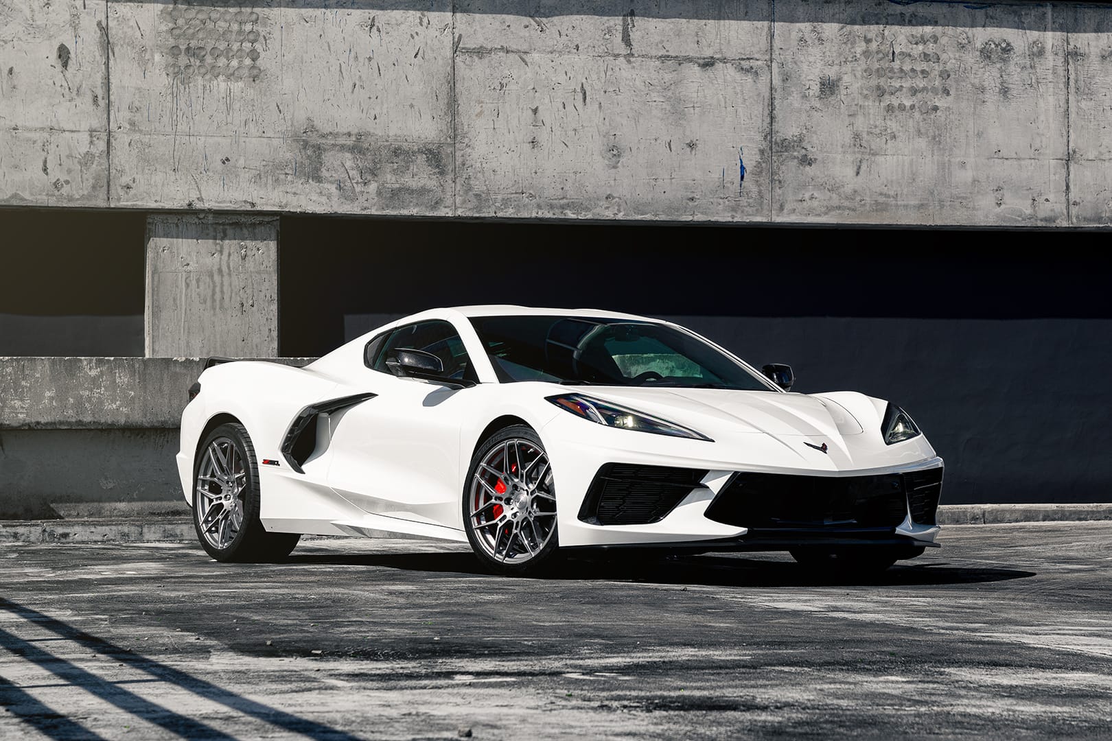 2023 Corvette C8 Stingray Z51 Arctic White High Quality Corvette