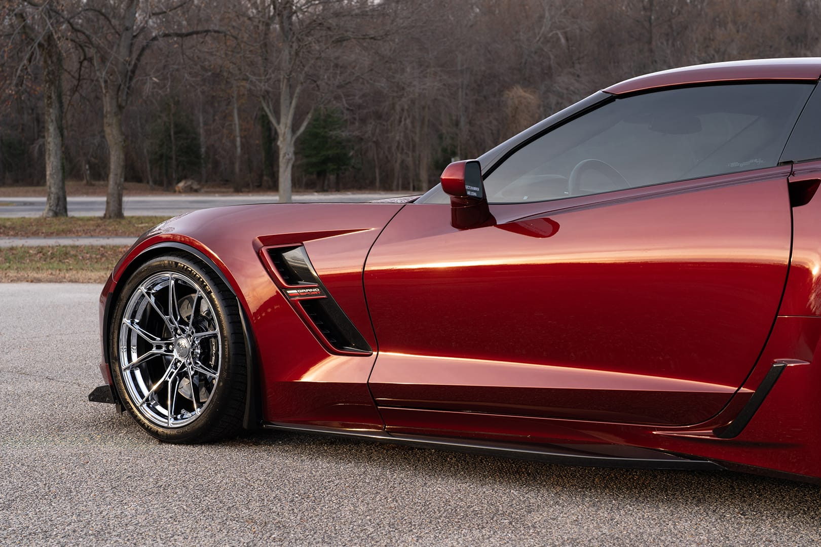 2017 C7 Grand Sport Long Beach Metallic Red - High-Quality Corvette ...