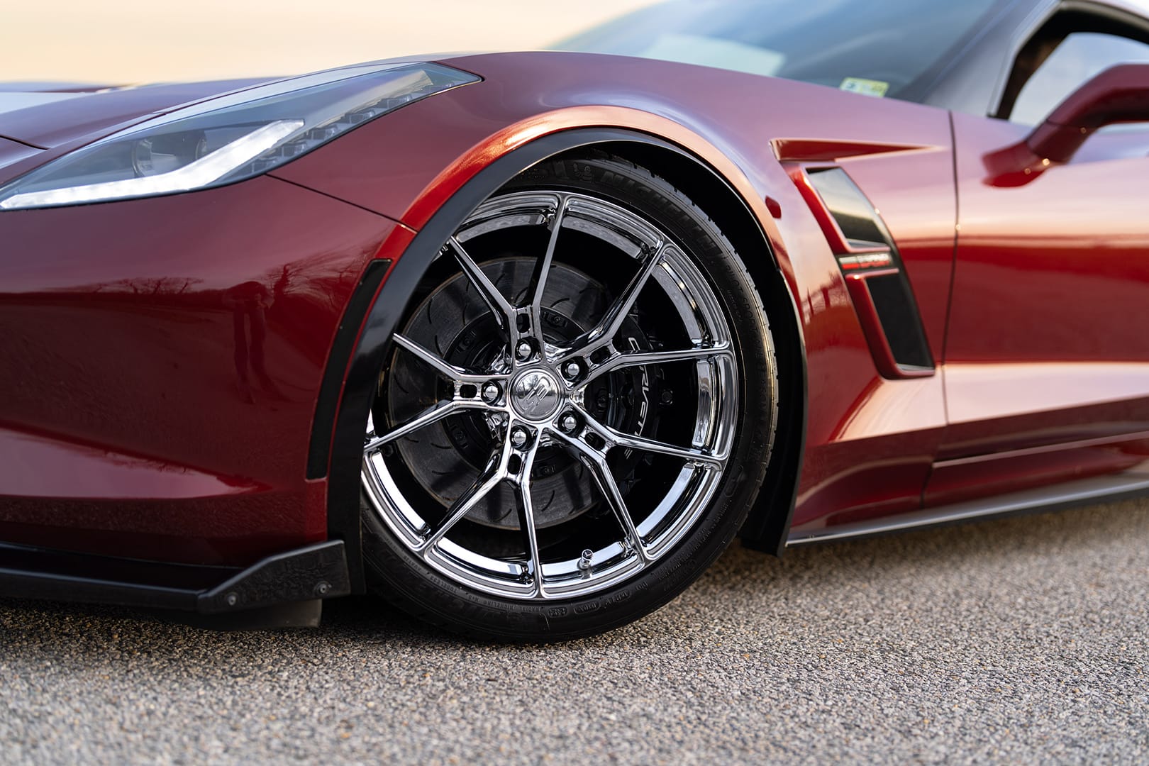 2017 C7 Grand Sport Long Beach Metallic Red - High-Quality Corvette ...