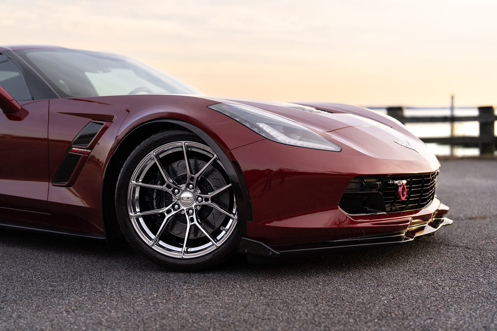 2017 C7 Grand Sport Long Beach Metallic Red - High-Quality Corvette ...