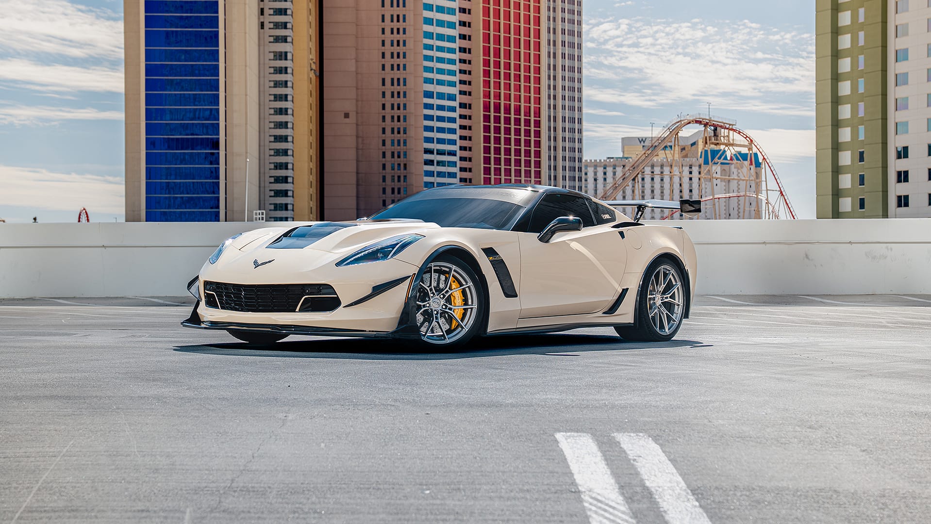 2016 C7 Z06 on Daytona Titanium Brushed | E5 Gallery