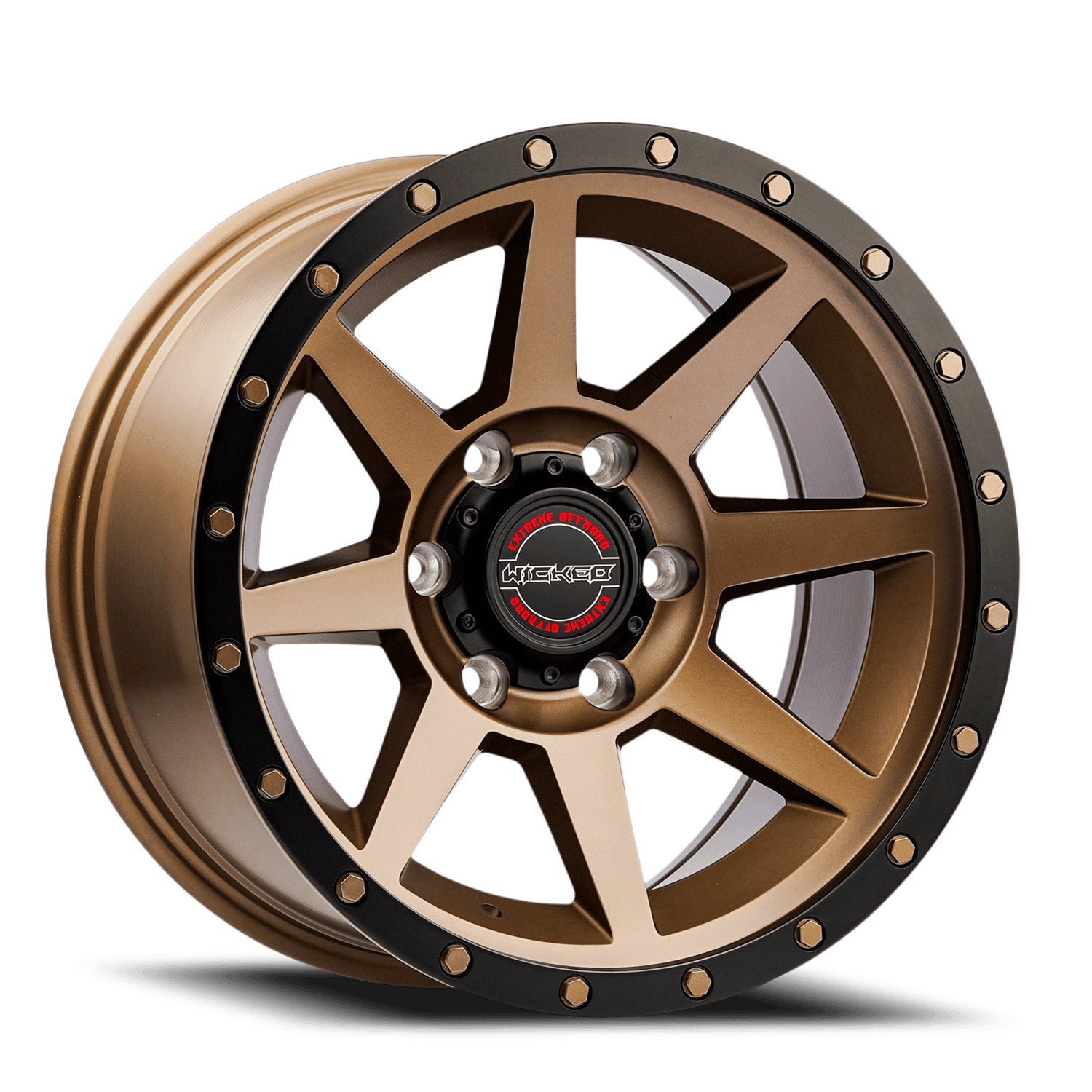 W935 Bronze Black Lip - WICKED OFF-ROAD WHEELS