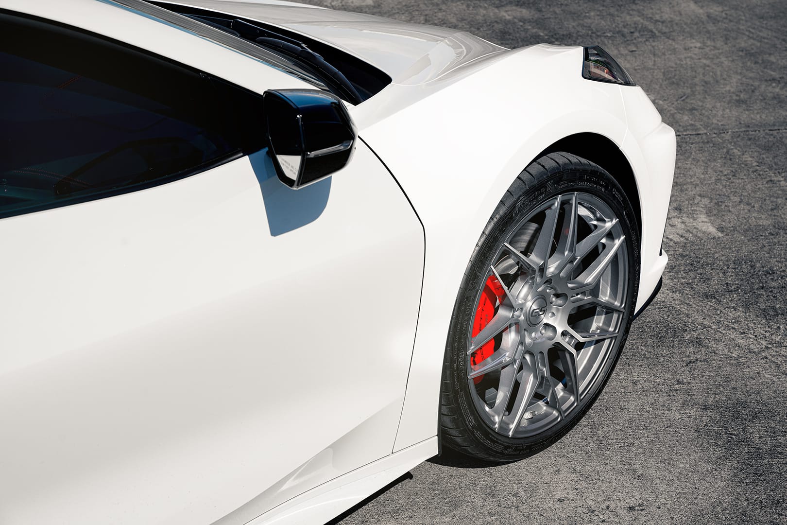 2023 C8 White - High-Quality Corvette Wheels | E5 Wheels
