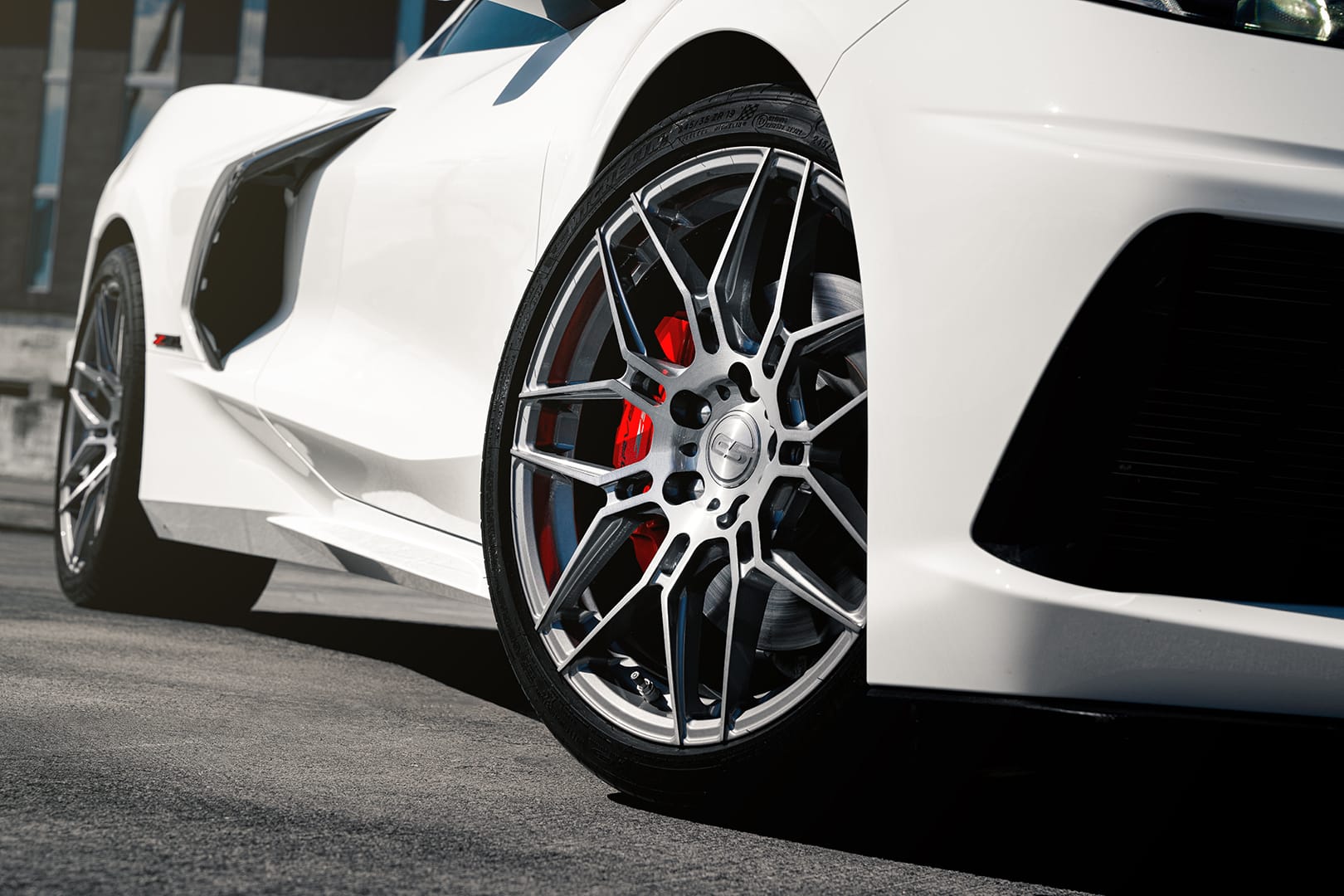 2023 C8 White - High-Quality Corvette Wheels | E5 Wheels