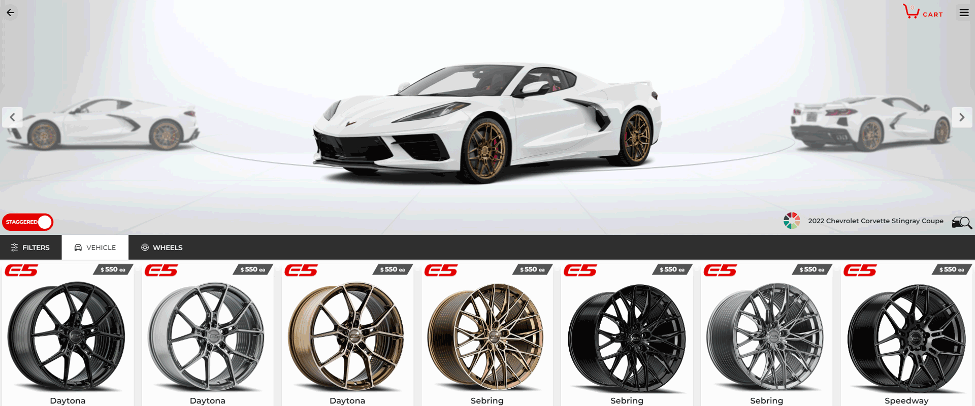 E5 Wheels | Custom Corvette Wheels for C6, C7, C8 Models