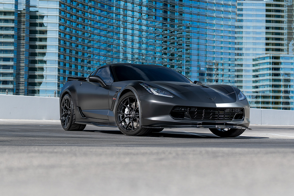 corvette c7 matte black