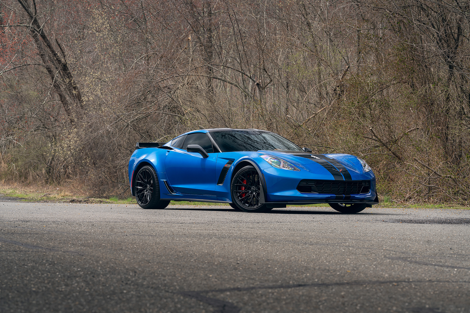 2015 C7 Z06 Laguna Blue on Sebring Gloss Black | E5 Gallery