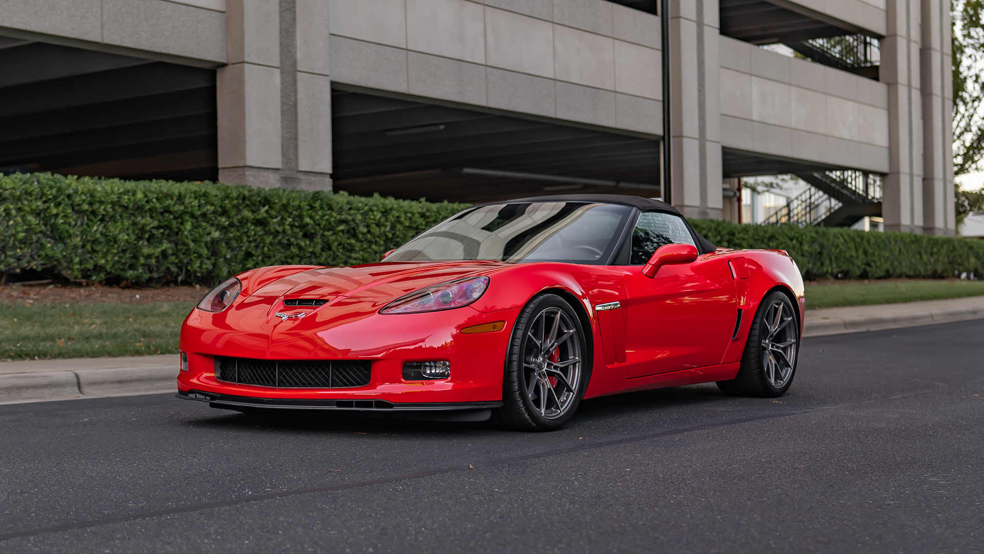 2012 Corvette C6 on Daytona Titanium Brushed | E5 Gallery
