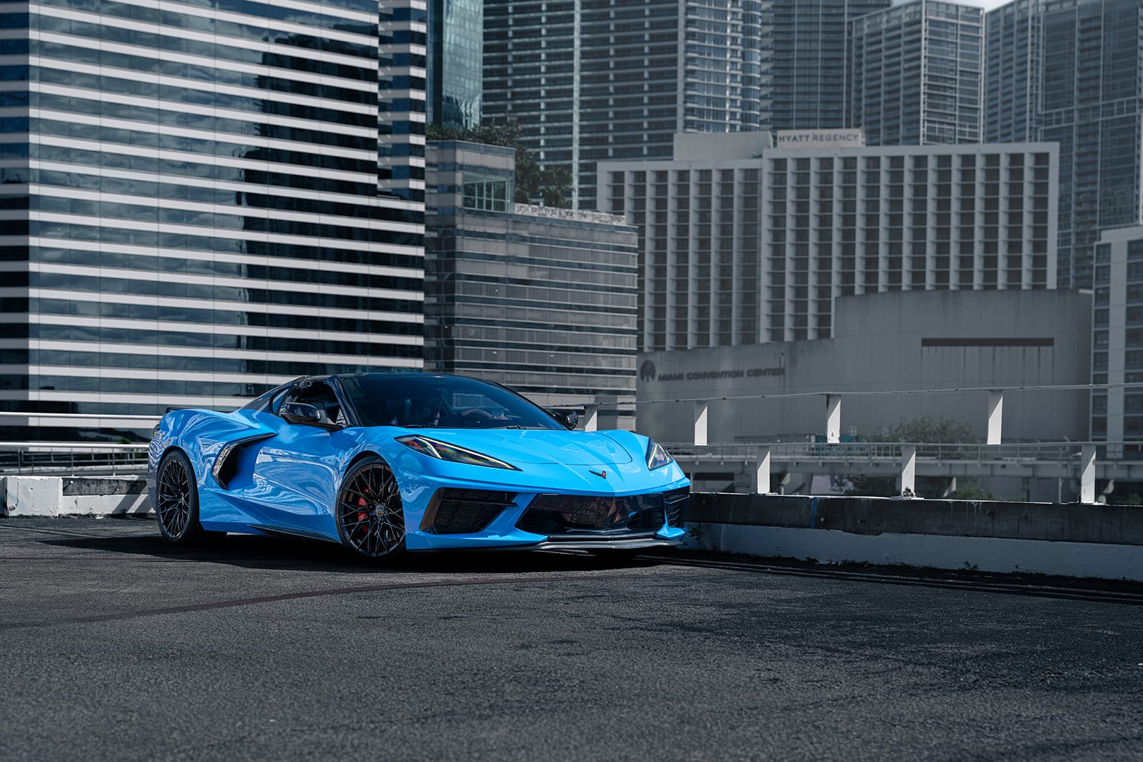 2023 C8 Corvette Rapid Blue - High-Quality Corvette Wheels | E5 Wheels