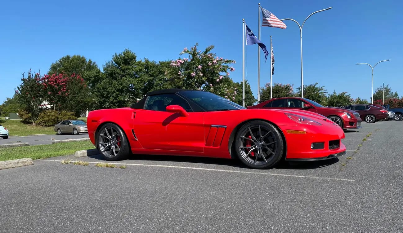 2012 Corvette C6 Grand Sport on Daytona Titanium Brushed E5
