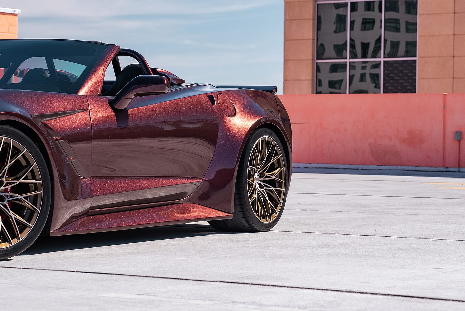 2019 C7 Z06 in Purple on Sebring Bronze Brushed | E5 Gallery