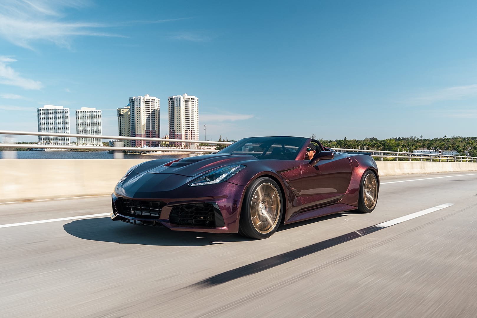 2019 C7 Z06 in Purple on Sebring Bronze Brushed | E5 Gallery