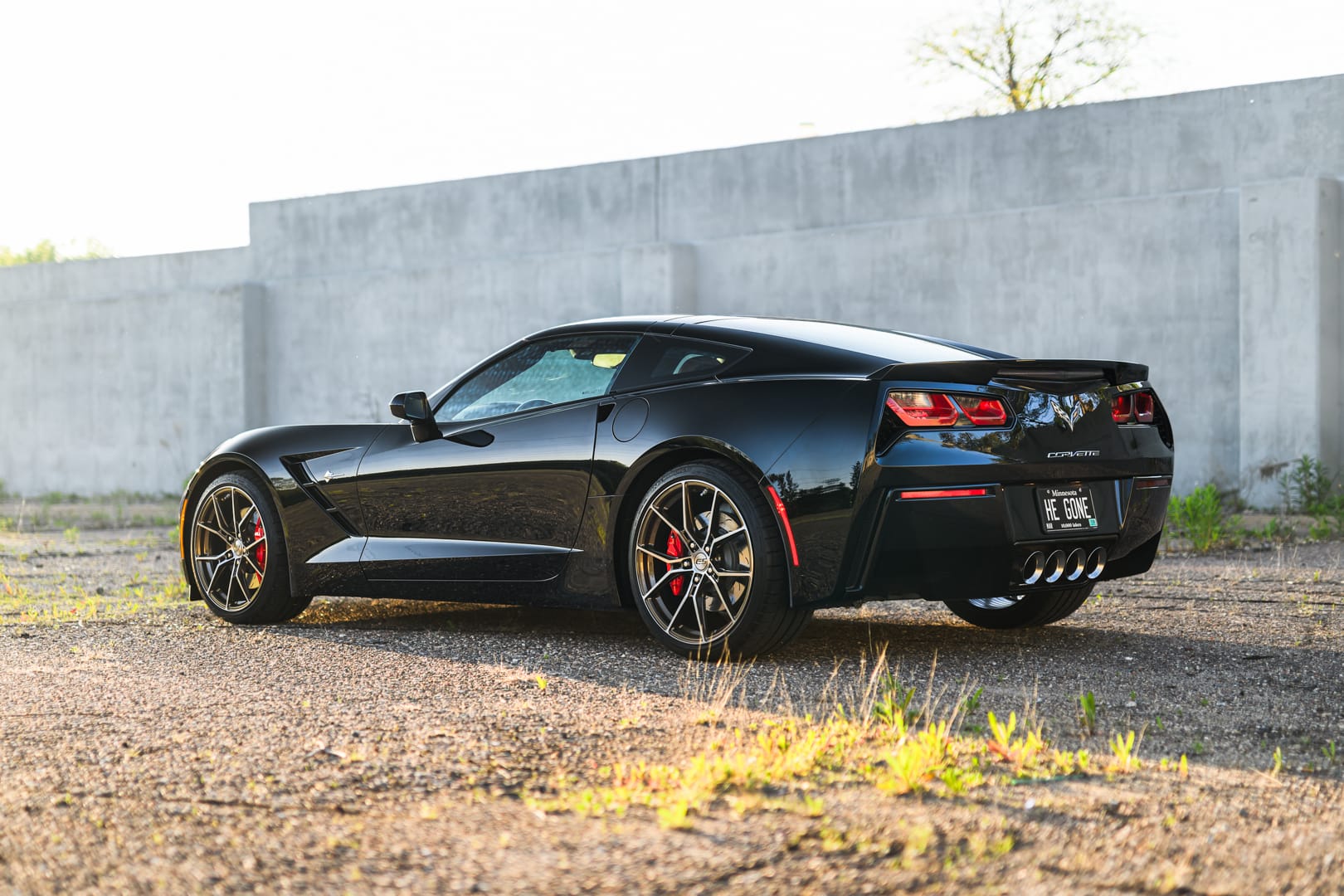 2014 Corvette C7 Stingray Black Daytona Bronze | E5 Wheels