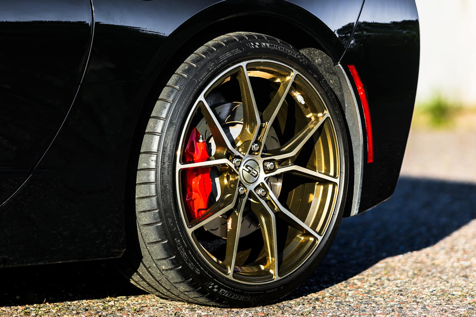 2014 Corvette C7 Stingray Black Daytona Bronze | E5 Wheels