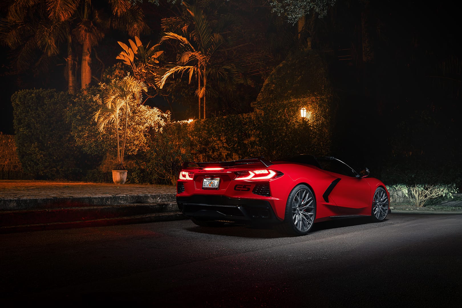 2023 C8 Stingray Torch Red Daytona on Titanium Brushed | E5