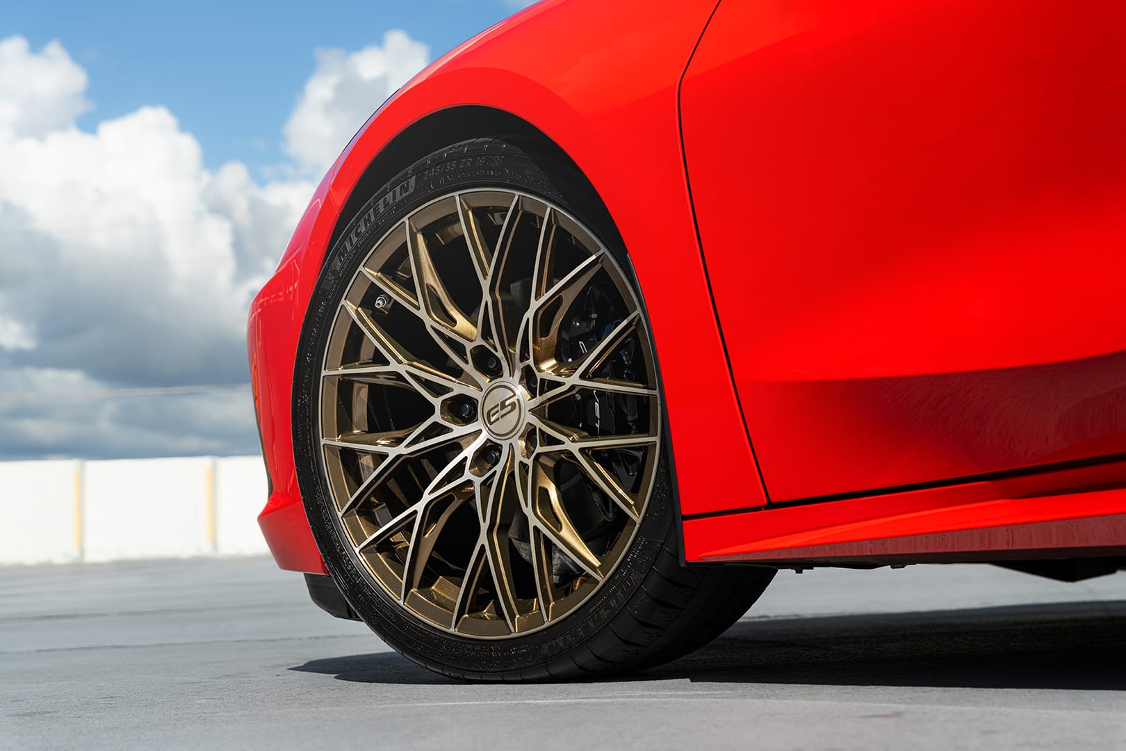 2023 C8 Stingray Torch Red on Sebring Bronze Brushed | E5