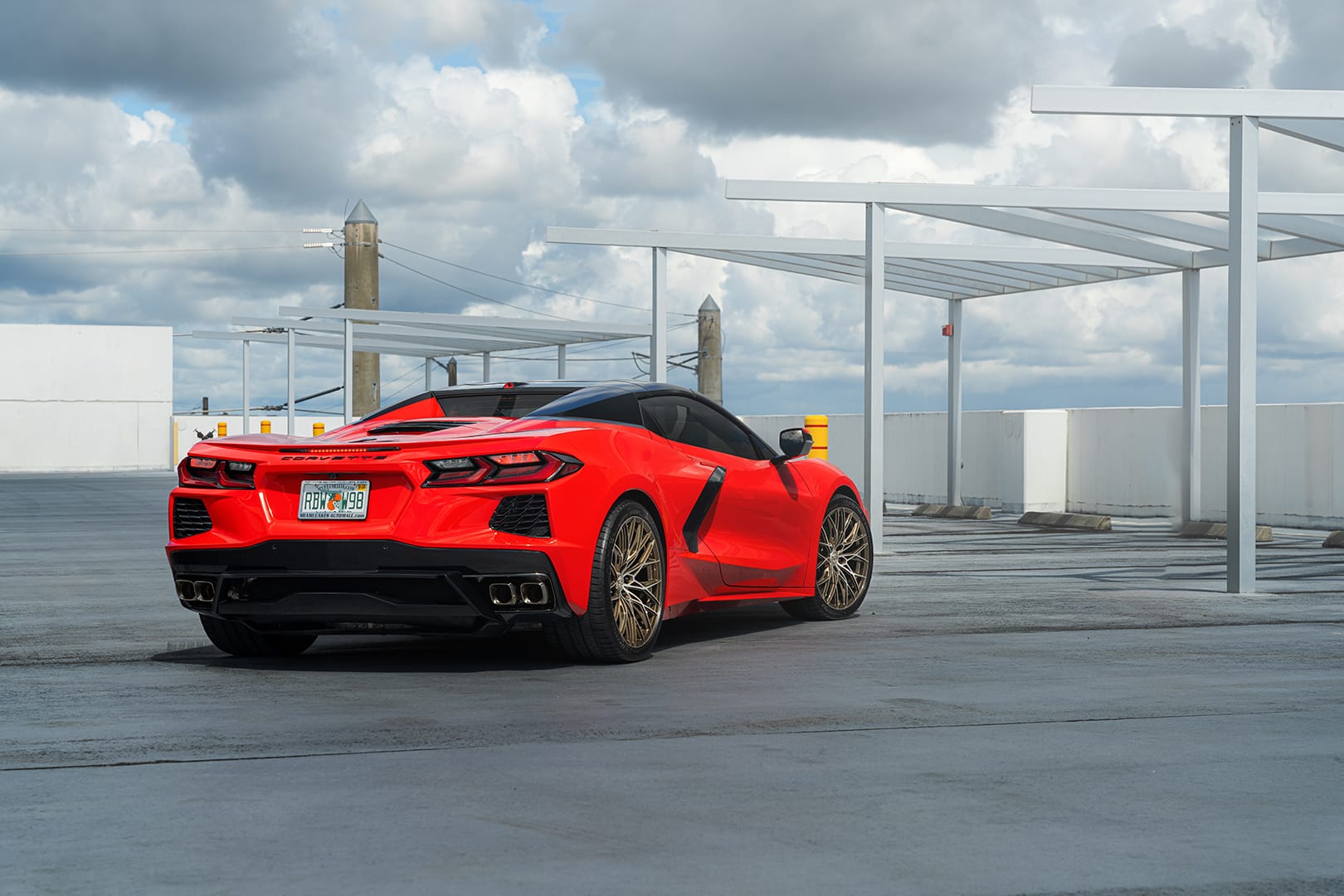 2023 C8 Stingray Torch Red on Sebring Bronze Brushed | E5