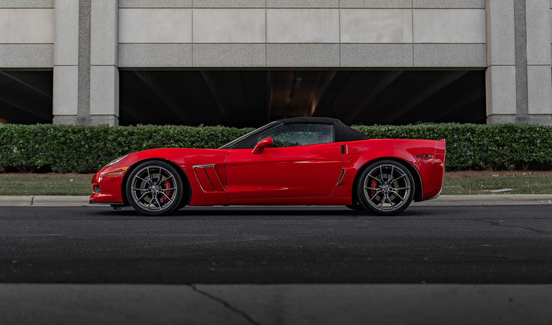 2012 Corvette C6 on Daytona Titanium Brushed | E5 Gallery