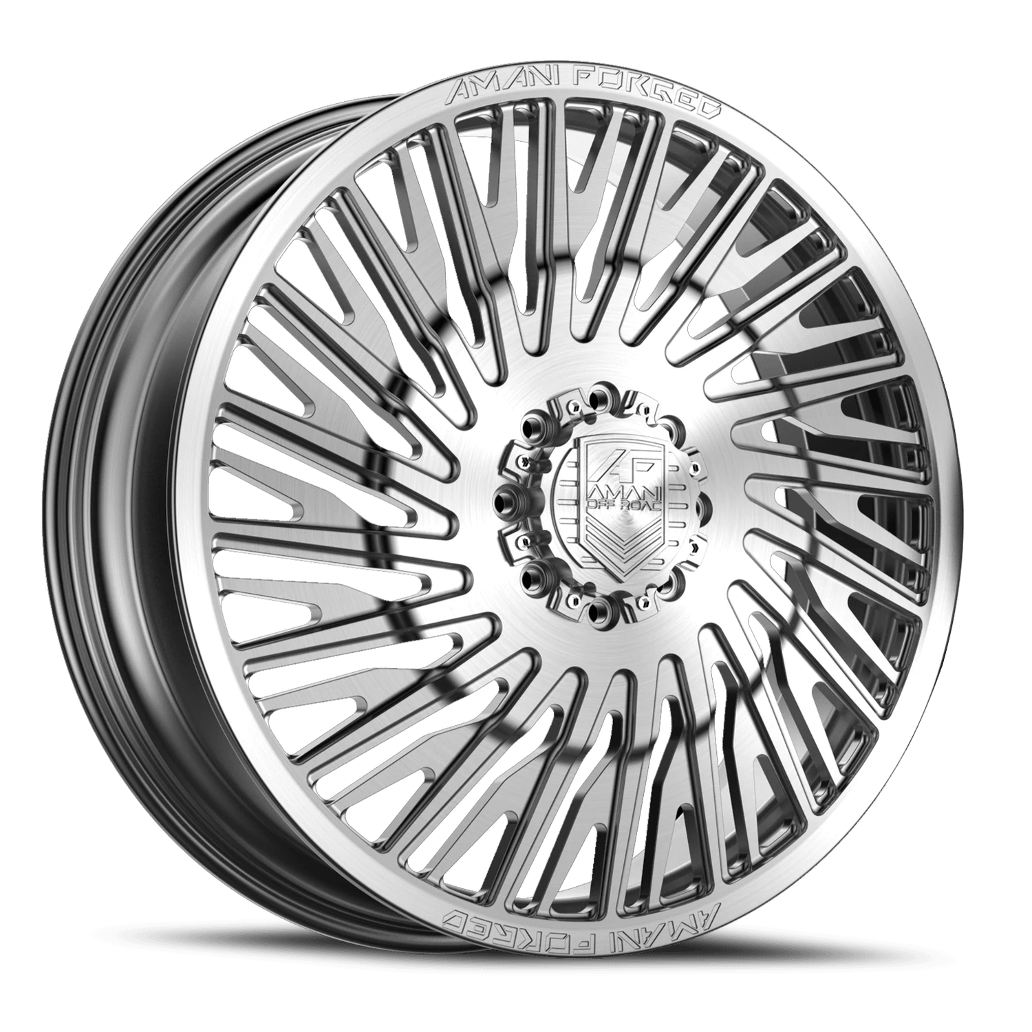 Amani Forged Guru Dually Rims & Wheels Brushed Silver , 8.25×28 ...