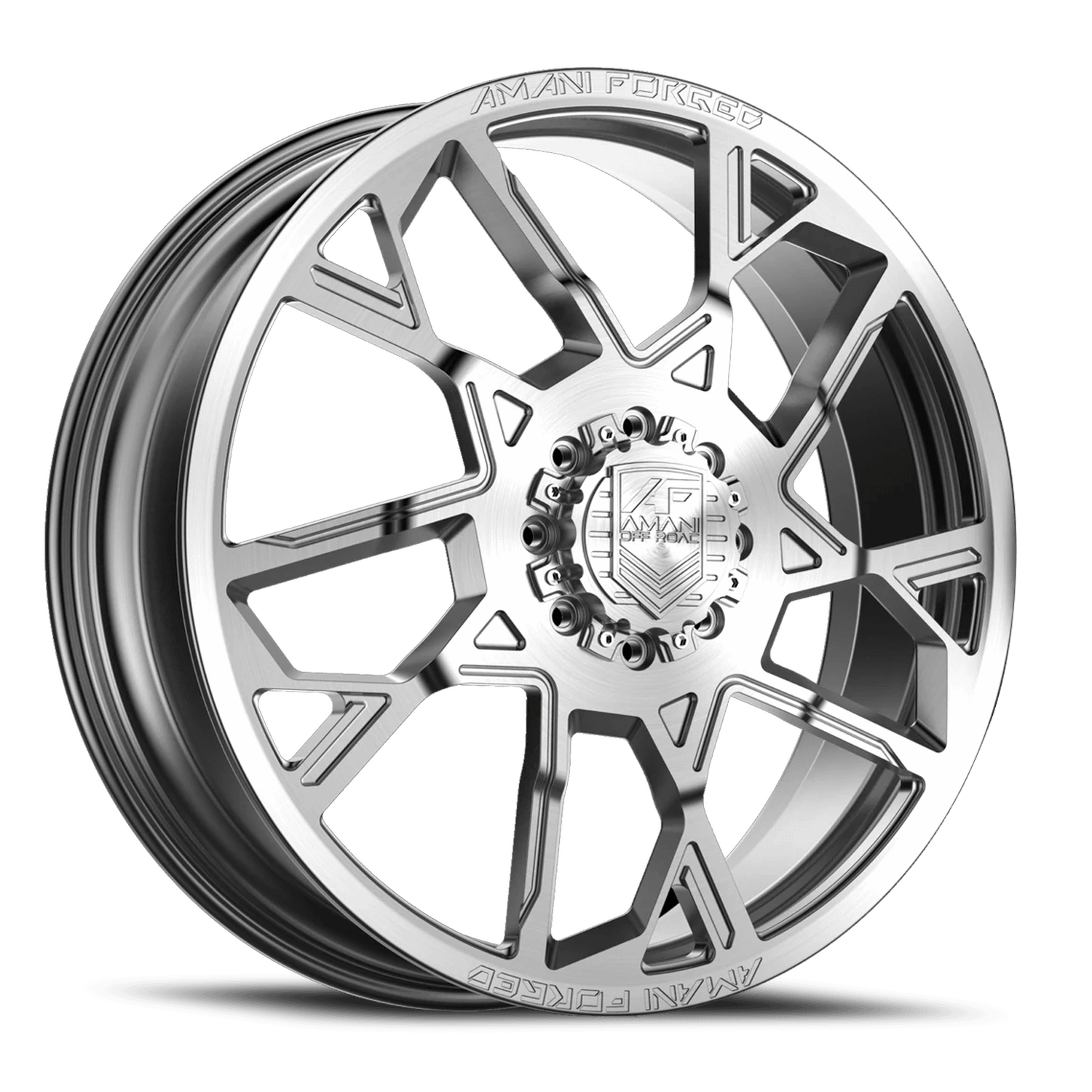 Amani Forged Pura Dually Rims & Wheels Brushed Silver , 8.25×30 ...