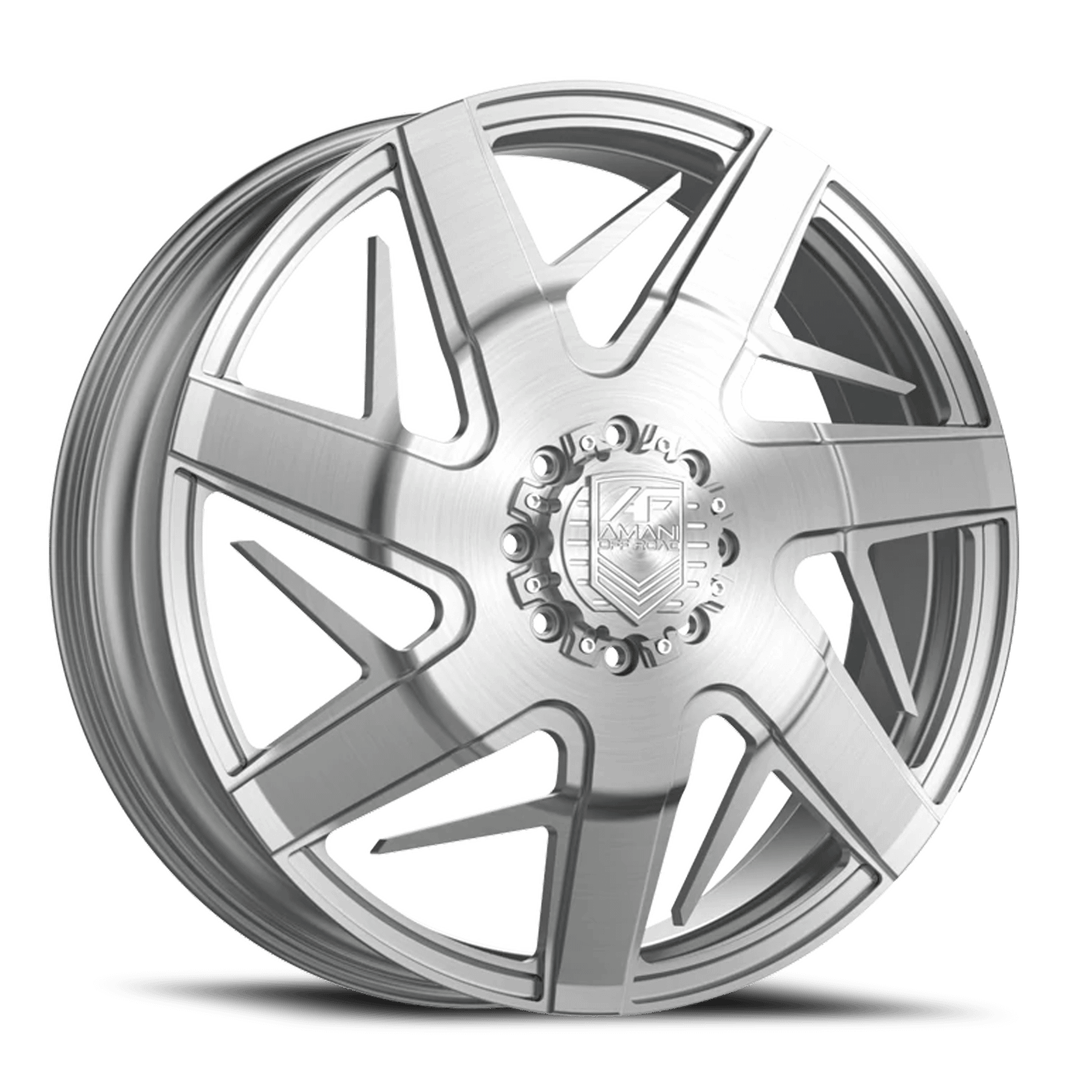 Amani Forged Desire Dually B Rims & Wheels Brushed Silver , 8.25×24 ...