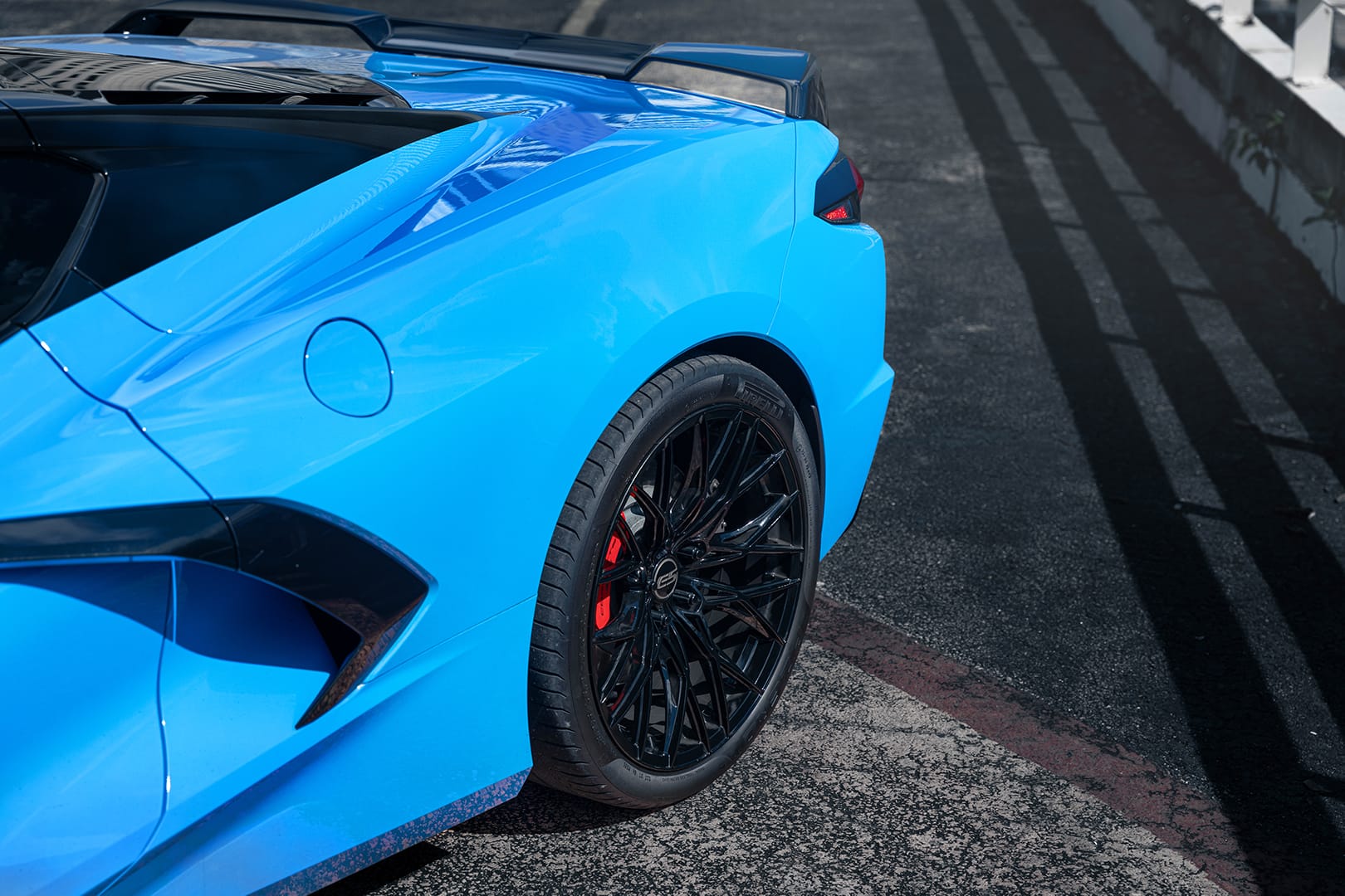 2023 Corvette C8 Stingray Rapid Blue - High-Quality Corvette Wheels ...